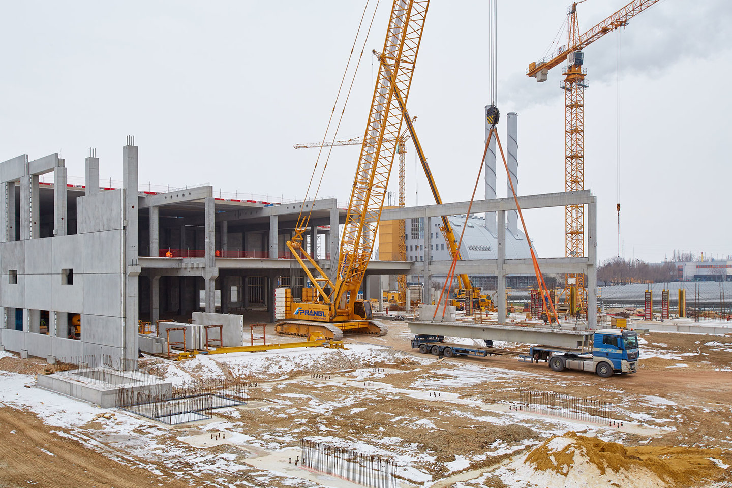 Pre-cast concrete elements