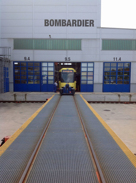 A 100th tram of Manchester
